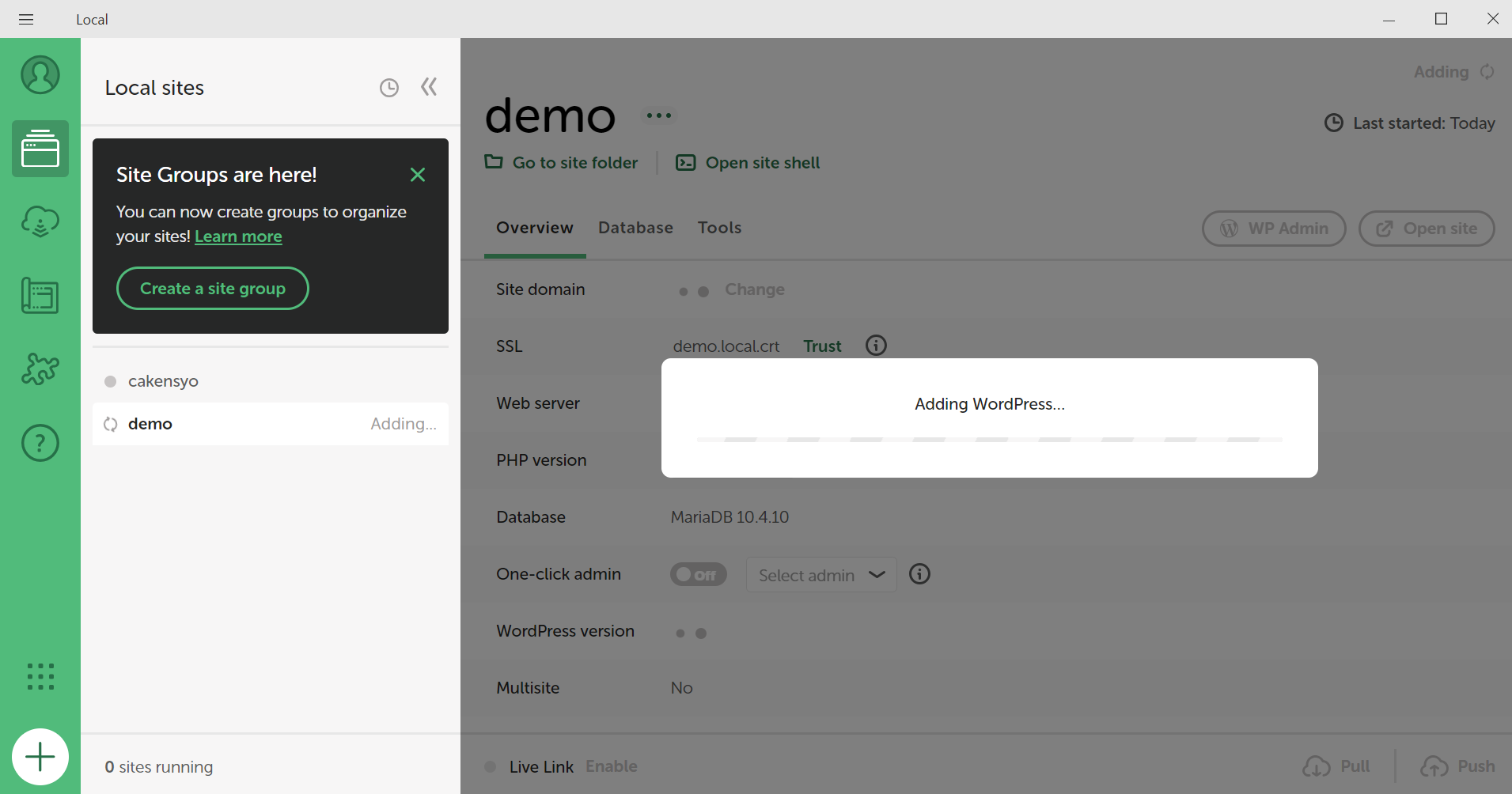 LOCALを使って本番環境のWordpressから検証環境を作る手順 #WordPress - Qiita