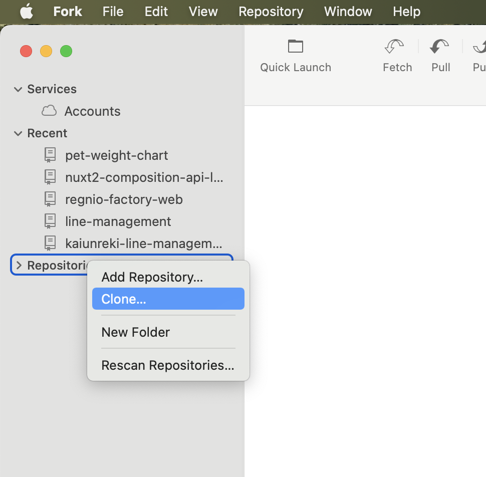 fork（gitをGUIで操作するソフト）の使い方（※社内共有用にスクショつきで書いてみた） #Git - Qiita