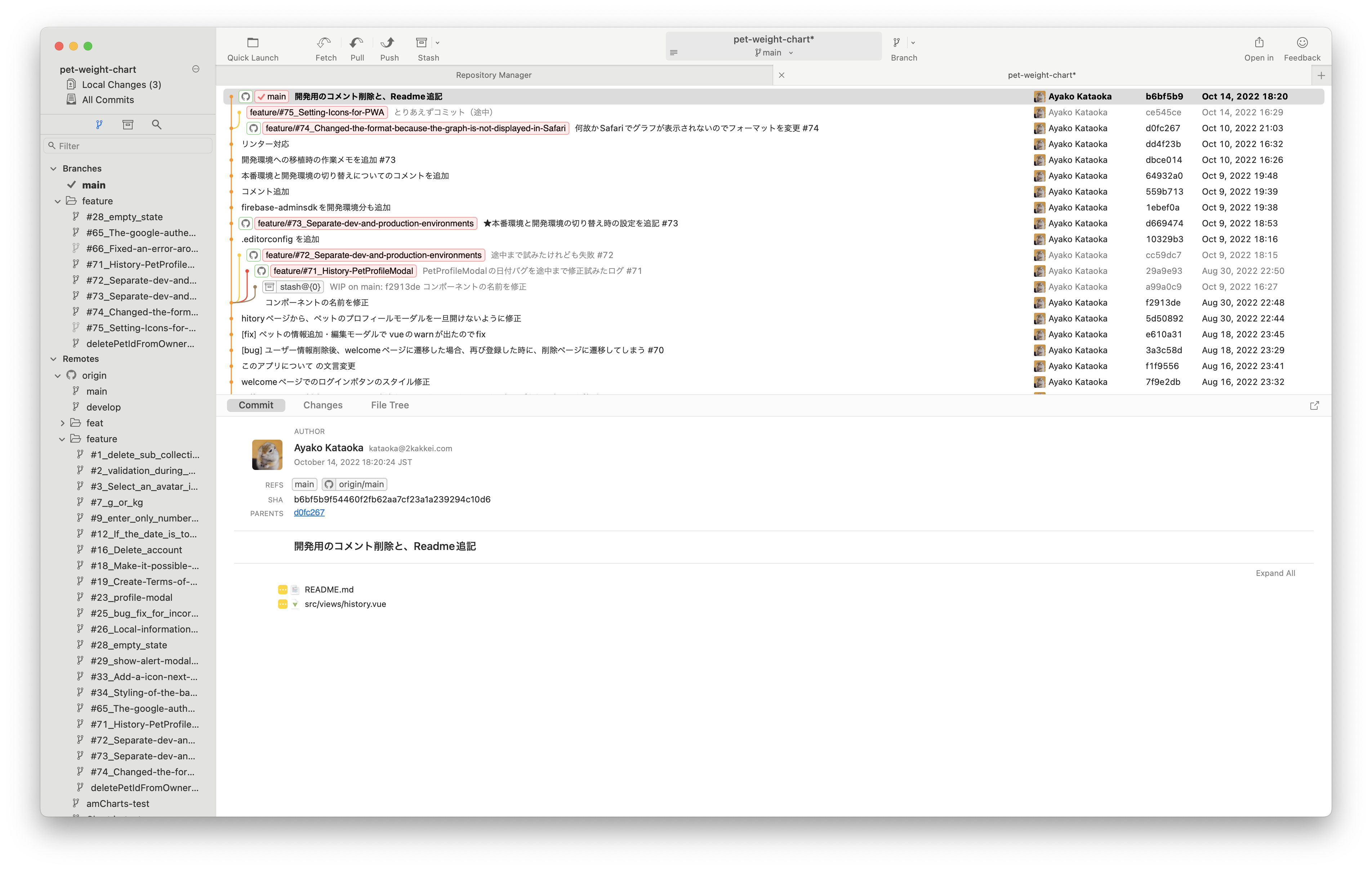 fork（gitをGUIで操作するソフト）の使い方（※社内共有用にスクショつきで書いてみた） #Git - Qiita