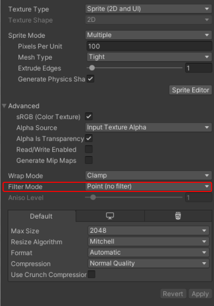 Unity画像のFilter Modeについて #Unity2D - Qiita