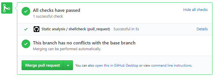 Github Actions を用いて Pull Request で Shellcheck をする方法 Githubactions Qiita