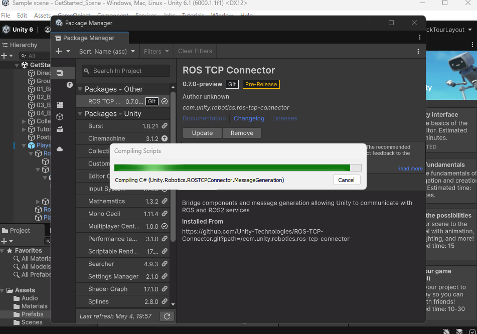 [Unity / ROS2 / Windows] 【公式準拠】WSL2 上で Unity-Robotics-Hub を使って ROS2 通信する #初心者 - Qiita