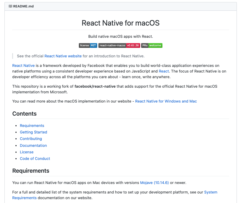 React Native for macOS でサンプルアプリを動かす #Mac - Qiita