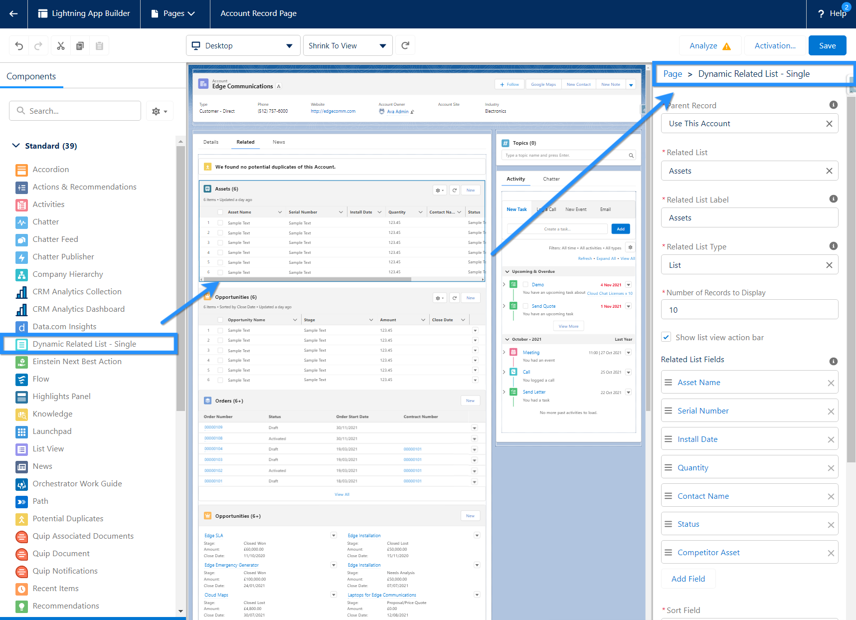 Salesforce 動的関連リストの究極ガイド #Salesforce - Qiita