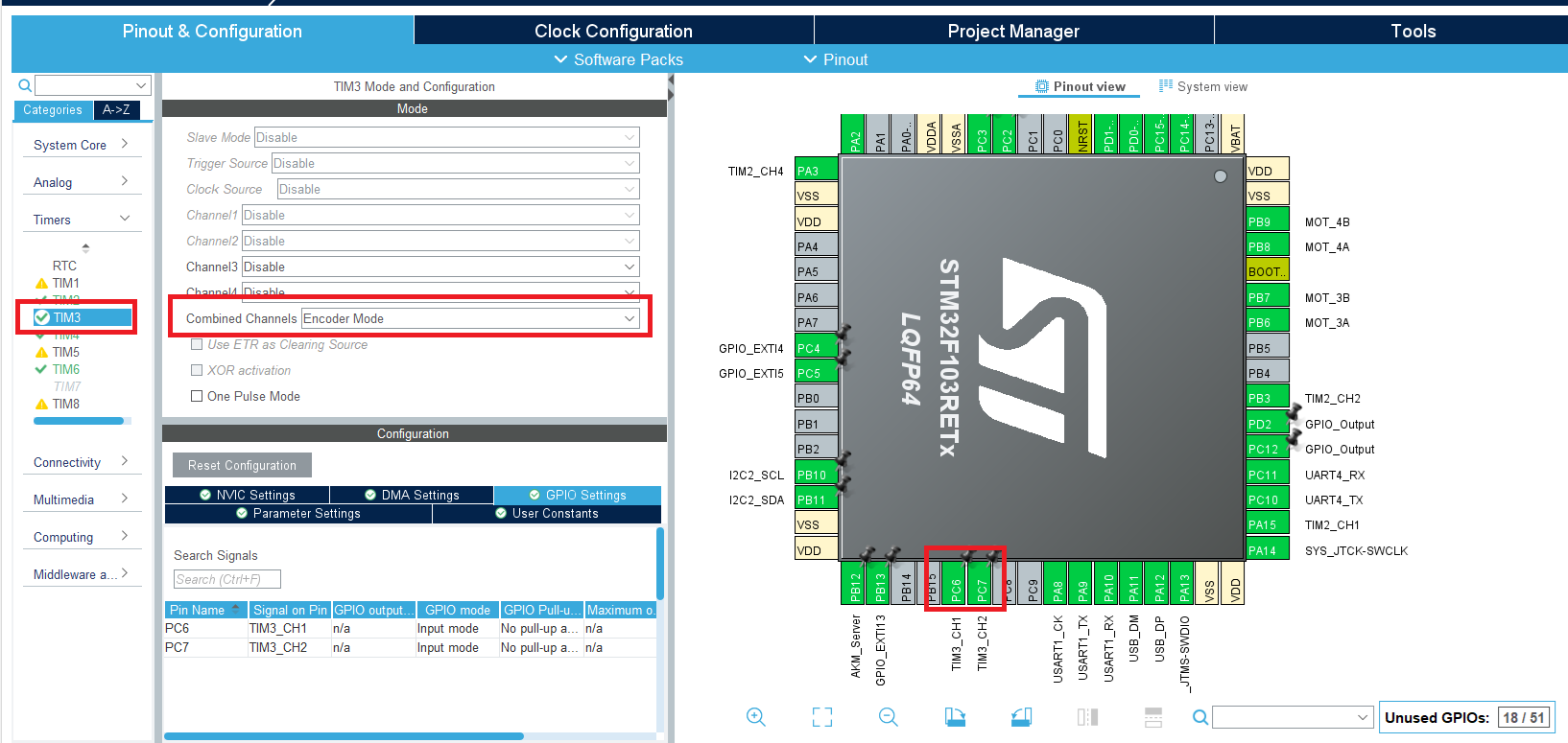 STM32F103 でのエンコーダ入力取得 #STM32CubeIDE - Qiita