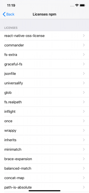 React Native用のossライセンス表記生成ツールを作った Reactnative Qiita