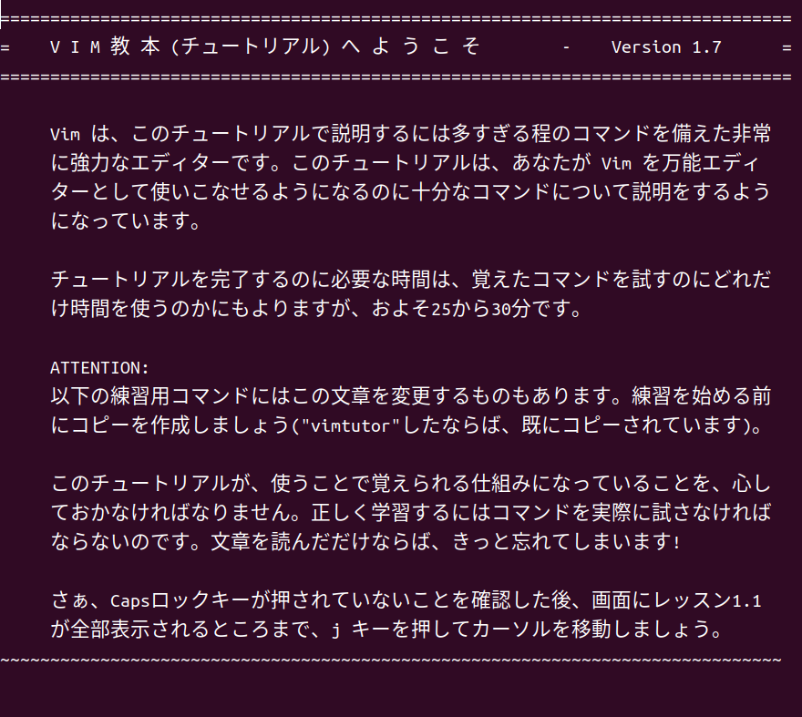 【Vim】Vimの基礎を学ぼう！【vimtutor】【実践Vim】 #初心者 - Qiita