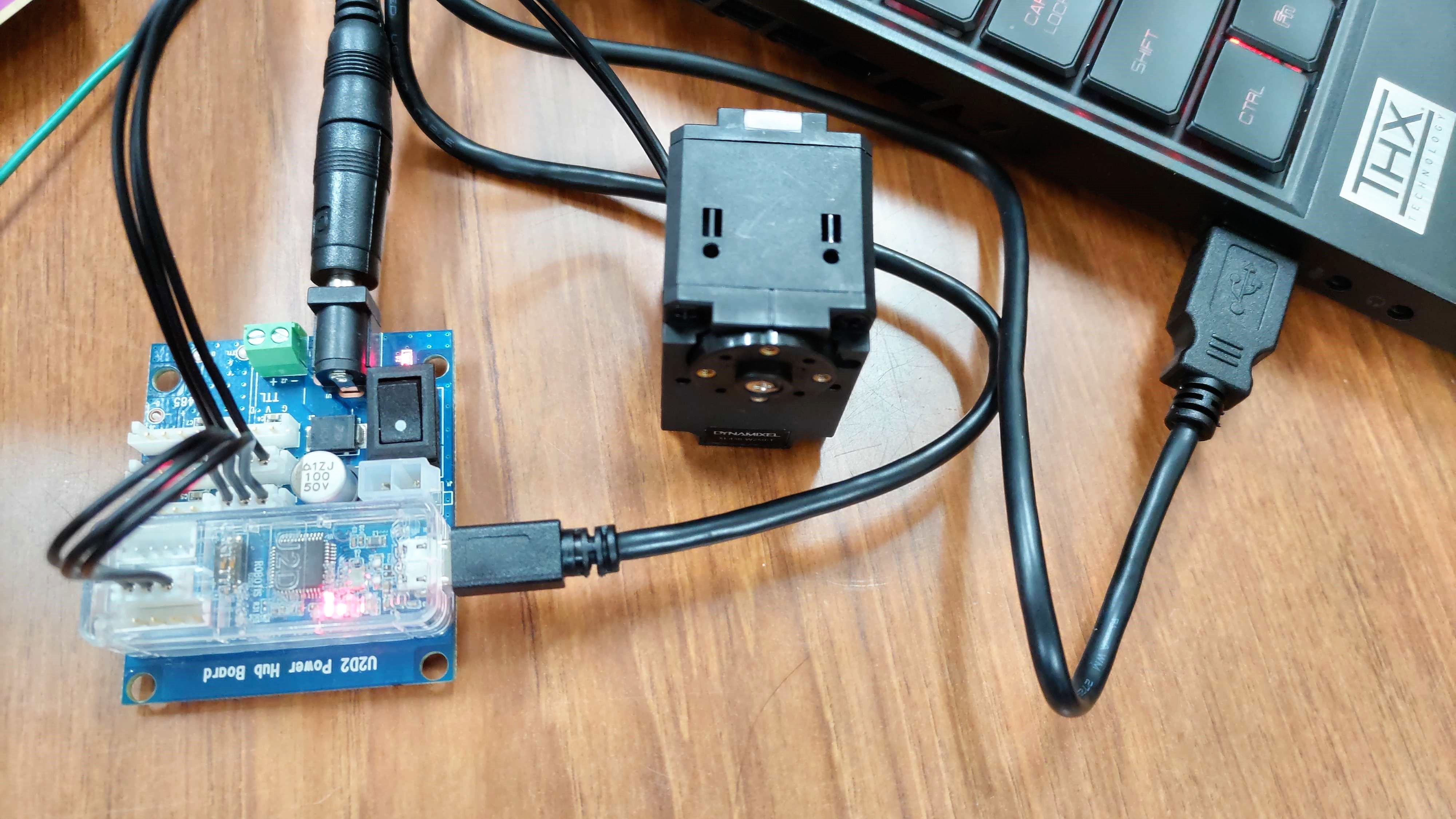 2. 最先端サーボモーター「Dynamixel」を自由自在に動かそう！ - Qiita