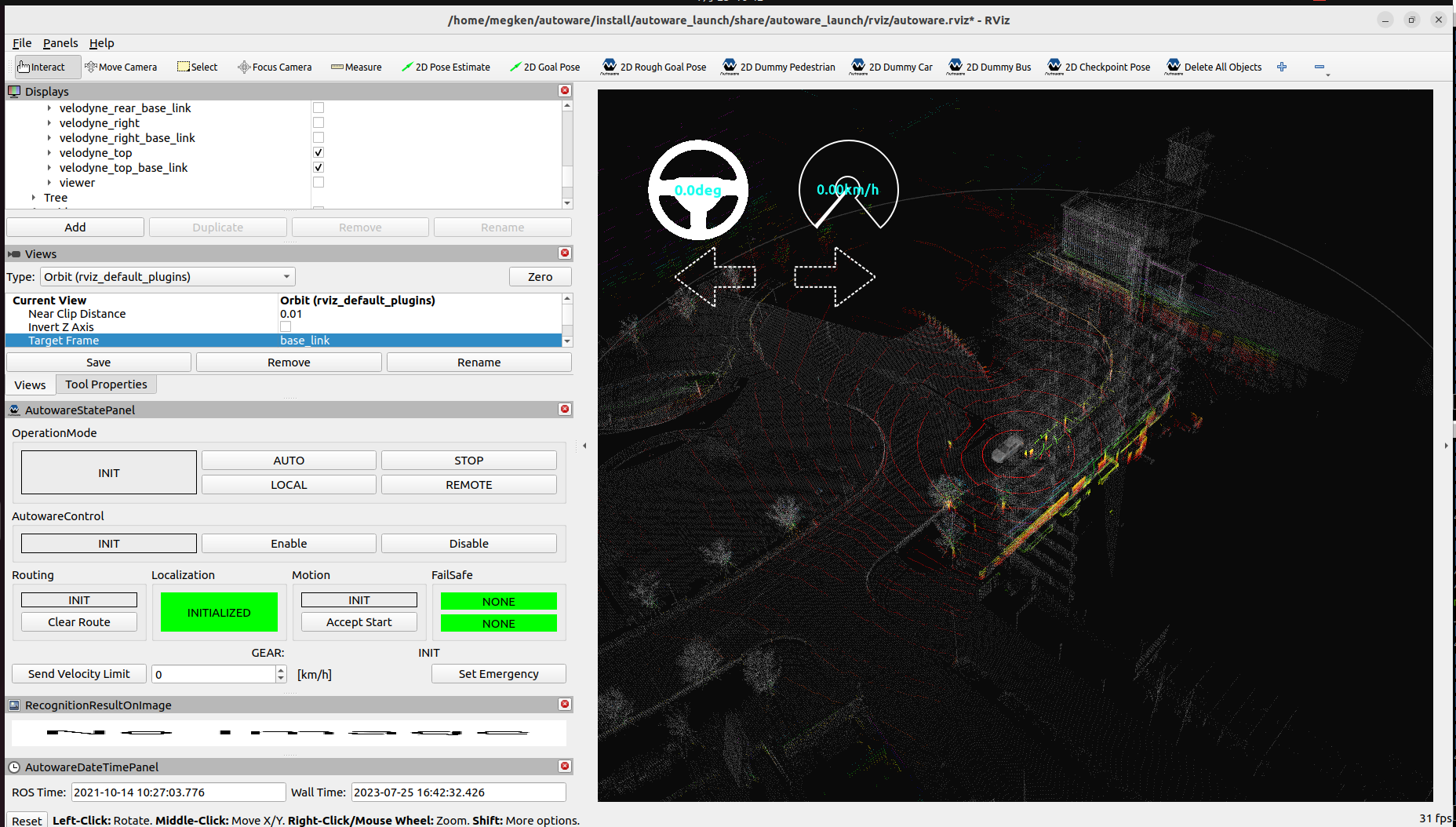 目黒研のbagデータをautoware (ros2)で動かす #ROS2 - Qiita