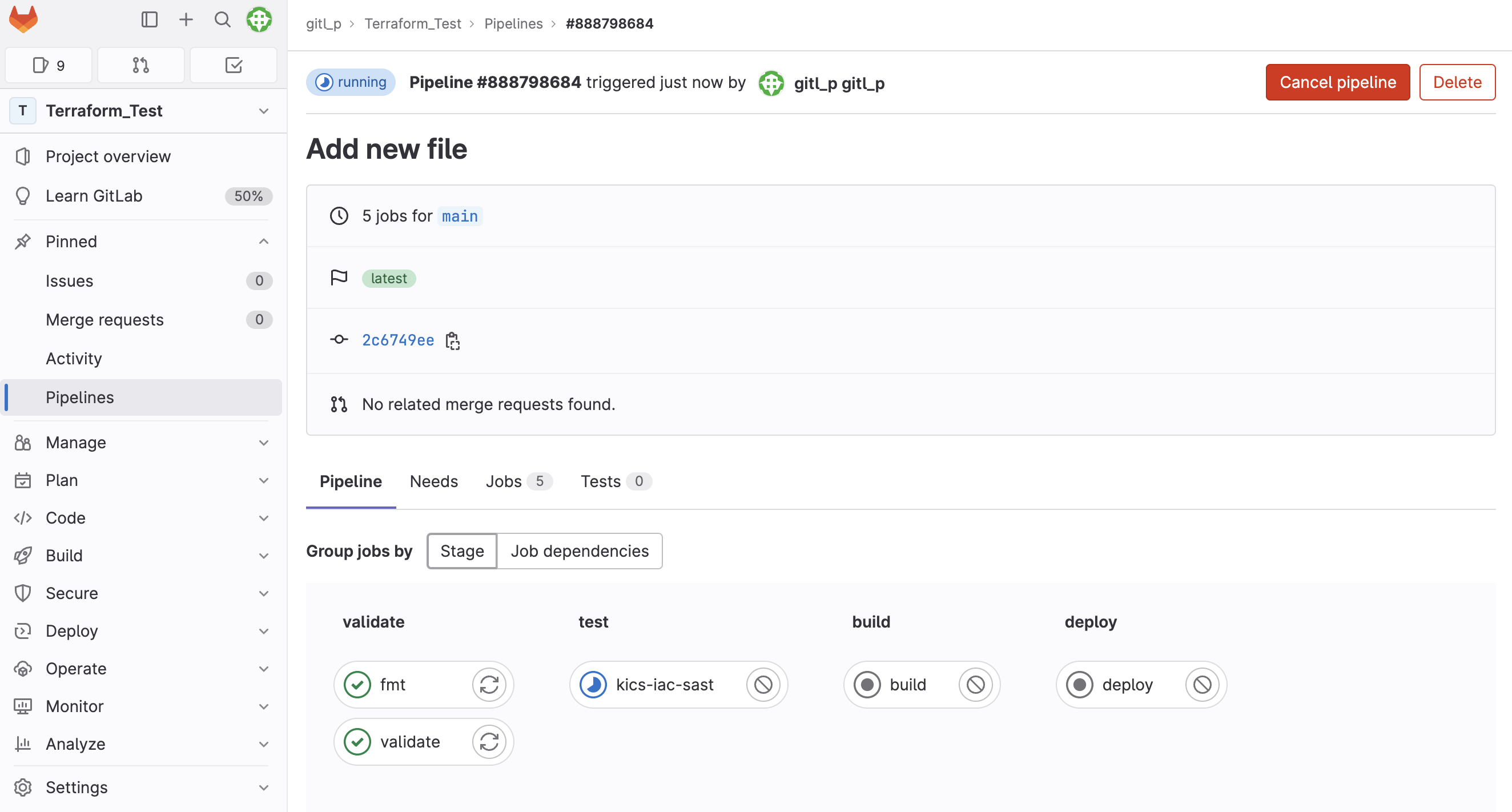 Terraformを単品で使うのではなく、GitLabと一緒に使う方法 #AWS - Qiita