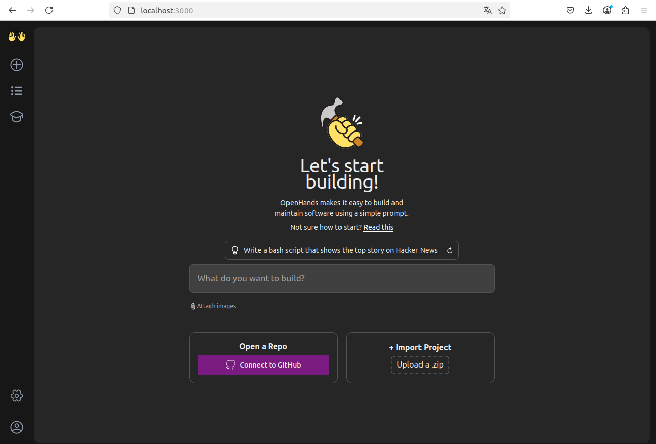 ローカル環境でOpenHandsを立ち上げるまで #Docker - Qiita