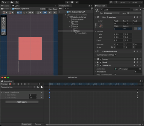 【Unity】Maskを使ったアニメーション作成 #UI - Qiita