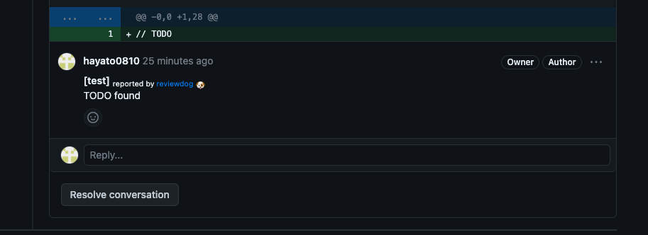 Reviewdogを飼ってみた #GitHubActions - Qiita