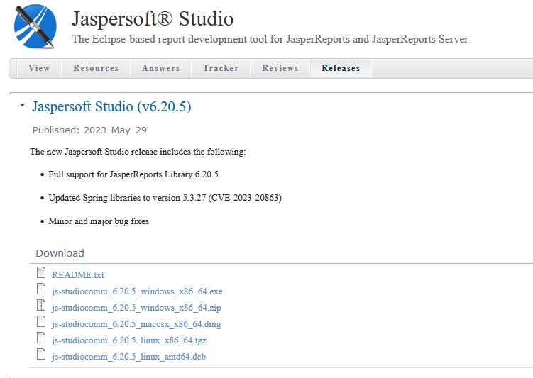 【JasperReports】Jaspersoft Studioのインストール #JaspersoftStudio - Qiita