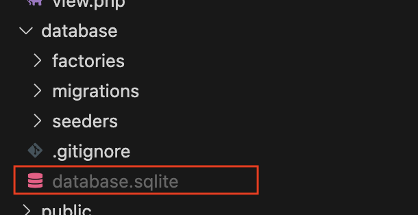 laravelでローカルでsqliteを利用してDBの環境構築 #Laravel - Qiita