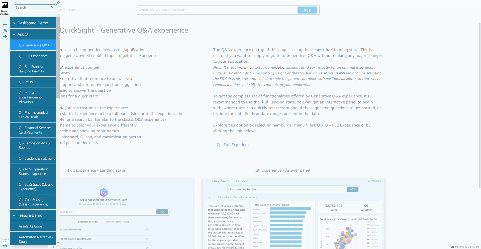[AWS]QuickSight Demo Centralを使ってみた #AWS - Qiita