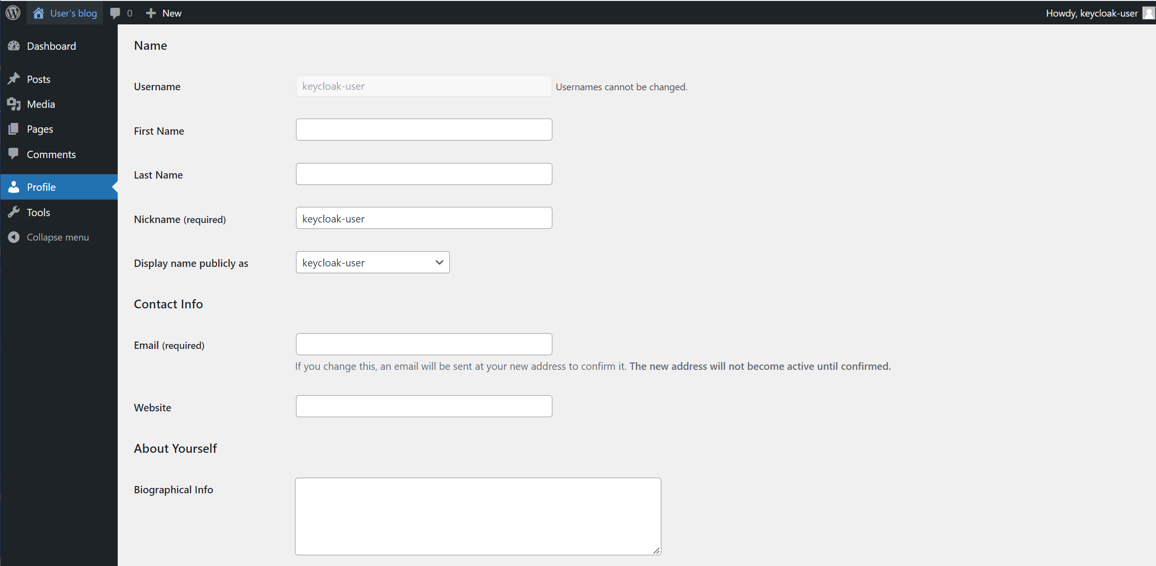 KeycloakでSAMLを使ってみる（WordPress編） #Lightsail - Qiita