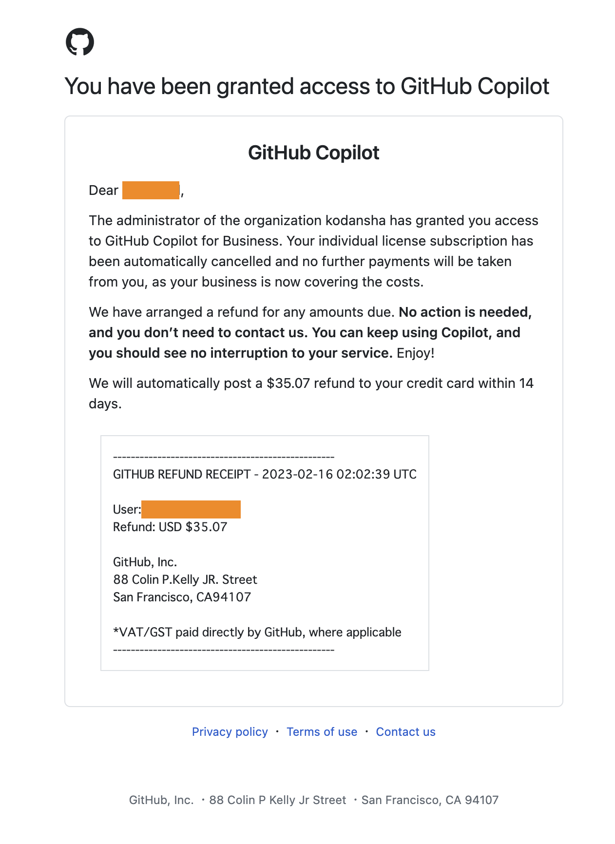 GitHub Copilot for Businessを勢いだけで法人利用開始してみました【PublicOpen2日目版】 #githubcopilot - Qiita