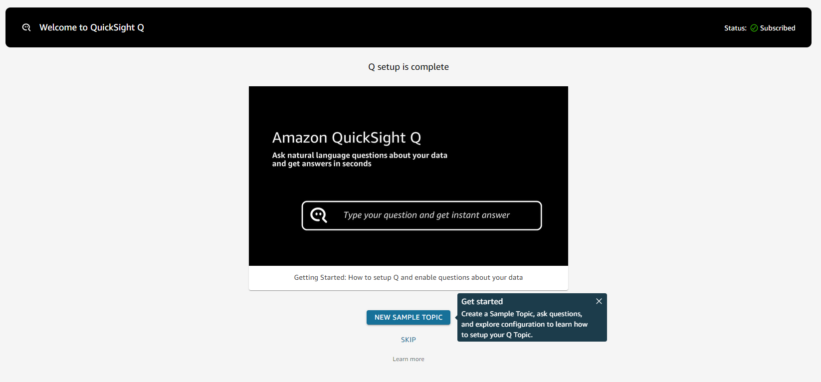AWS Quicksight Q で Generative BI（生成系 BI）機能 を使ってみる #機械学習 - Qiita