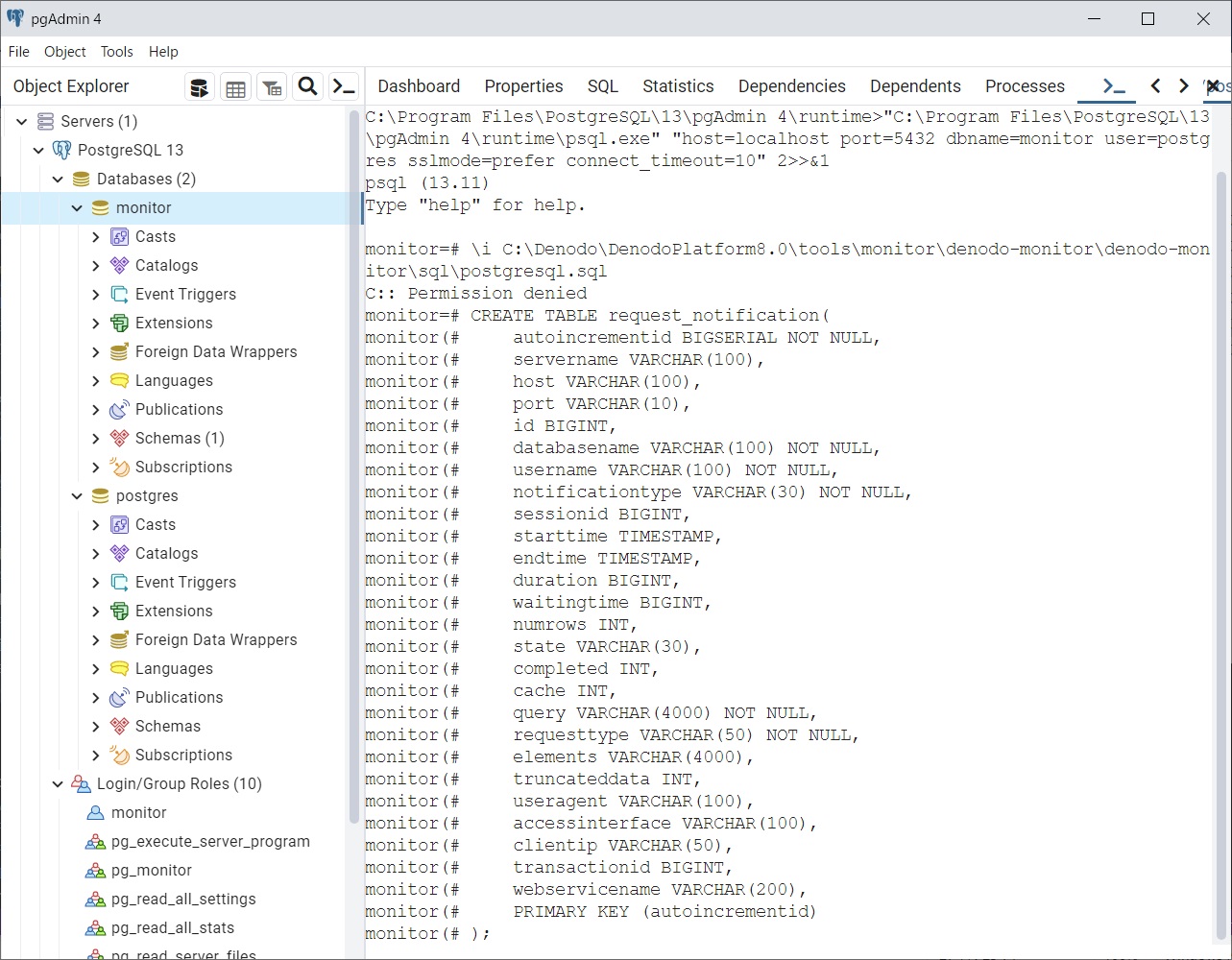 第5章 Denodo monitorの設定 #データ分析 - Qiita