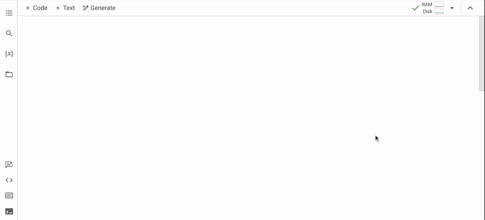 Google ColaboratoryにAIが搭載されたから使ってみた！スゴい！！！ #Python - Qiita