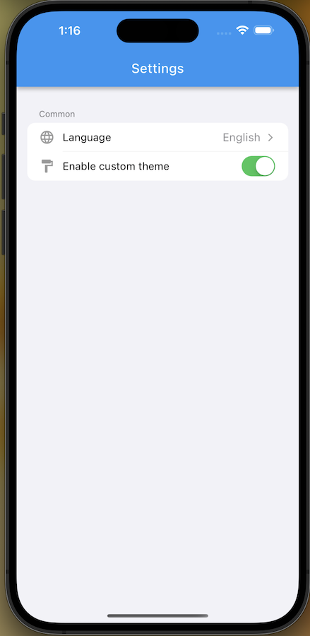 [Flutter] パッケージでモダンな設定画面を作成する #Dart - Qiita