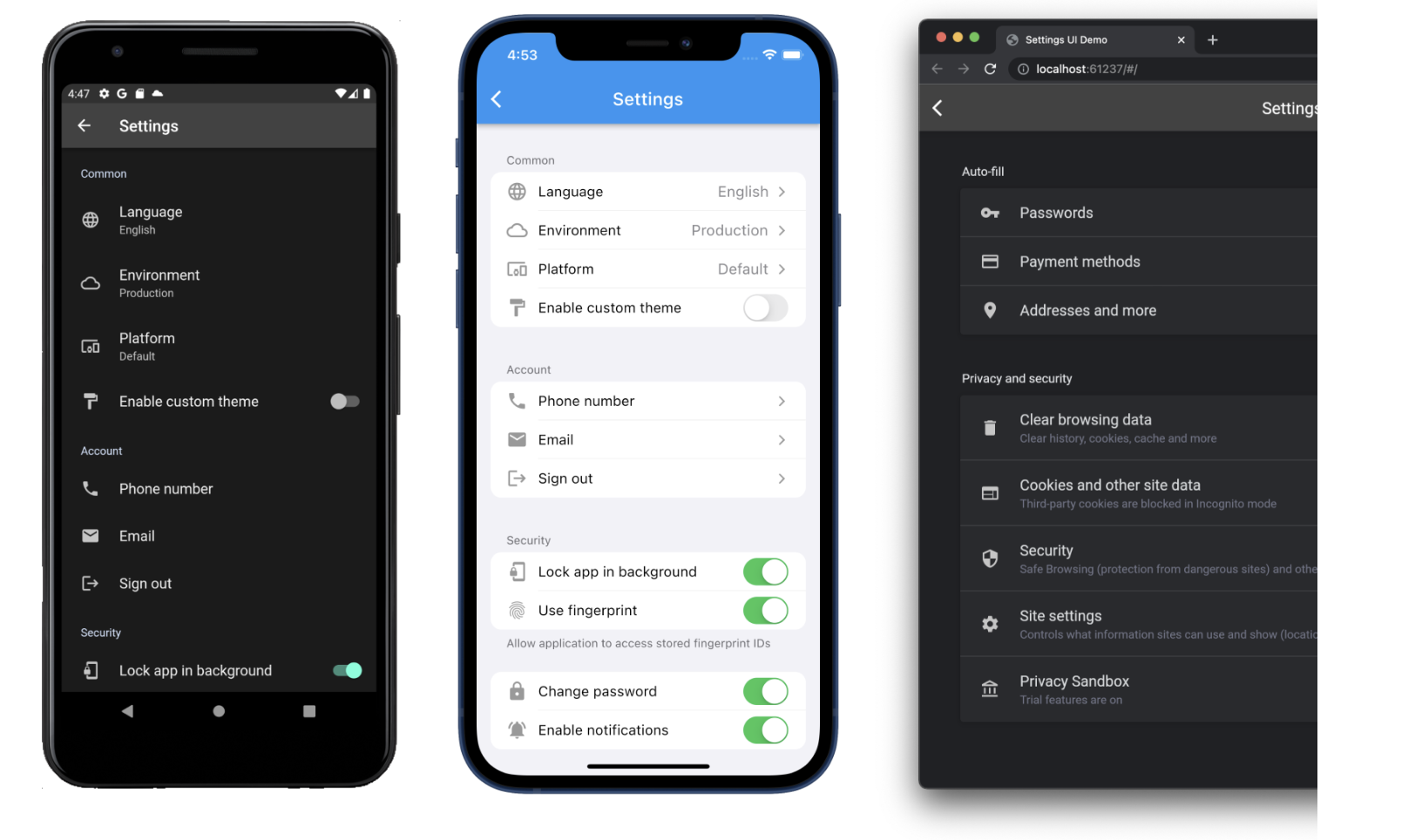 [Flutter] パッケージでモダンな設定画面を作成する #Dart - Qiita