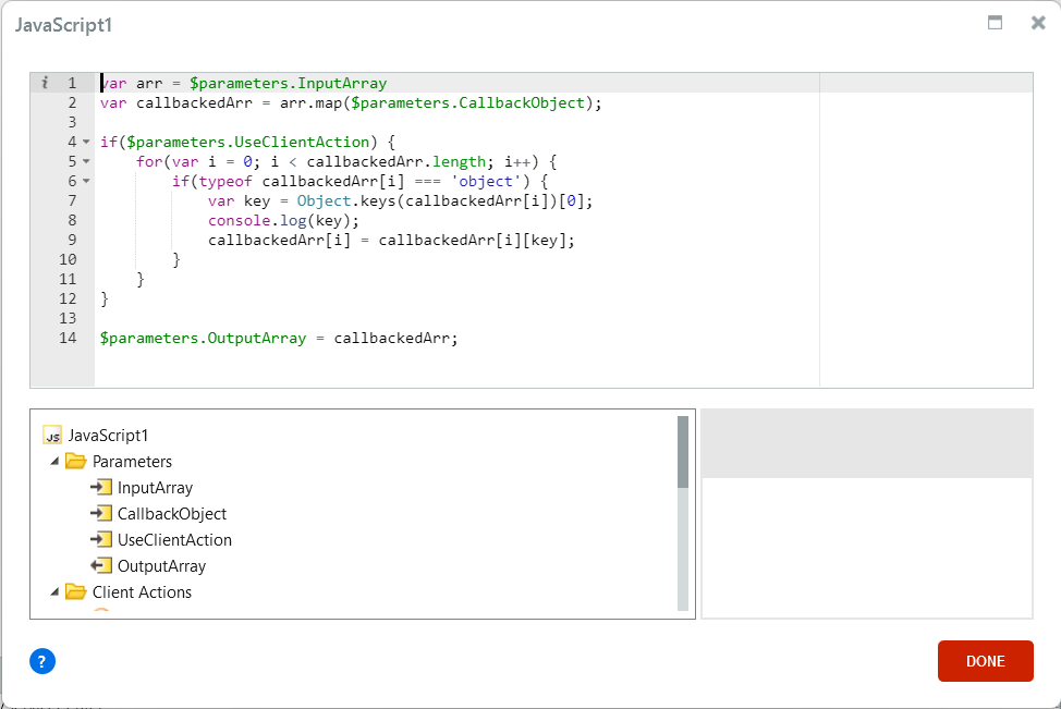 [OutSystems]Reactive WebのClient Actionでコールバック等を実装してみた #JavaScript - Qiita