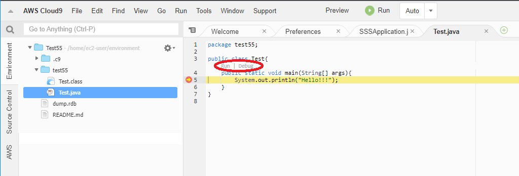 Cloud9でJava開発環境をつくってみた #AWS - Qiita