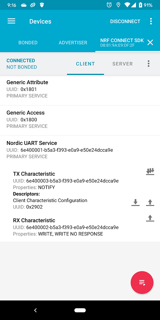 Nrf Connect Sdknusnordic Uart Service 9to5tutorial 
