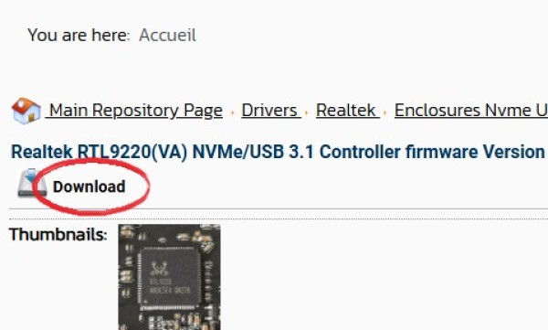 M.2 SSD エンクロージャー RTL9210B-CG firmware update #アップデート - Qiita