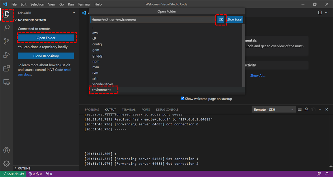 VS Code から Cloud9 に SSH 接続する方法 #AWS - Qiita
