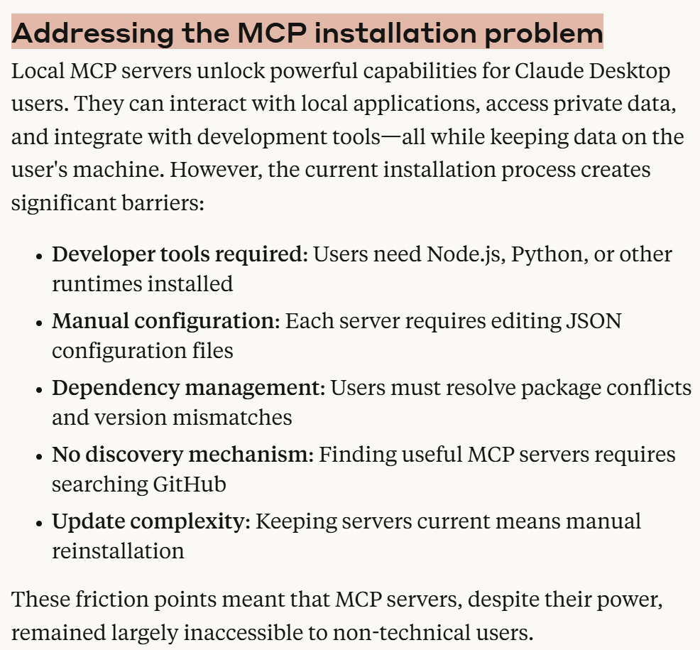 Claude Desktop Extensions入門（MCPサーバー導入をよりシンプルに） #Python - Qiita