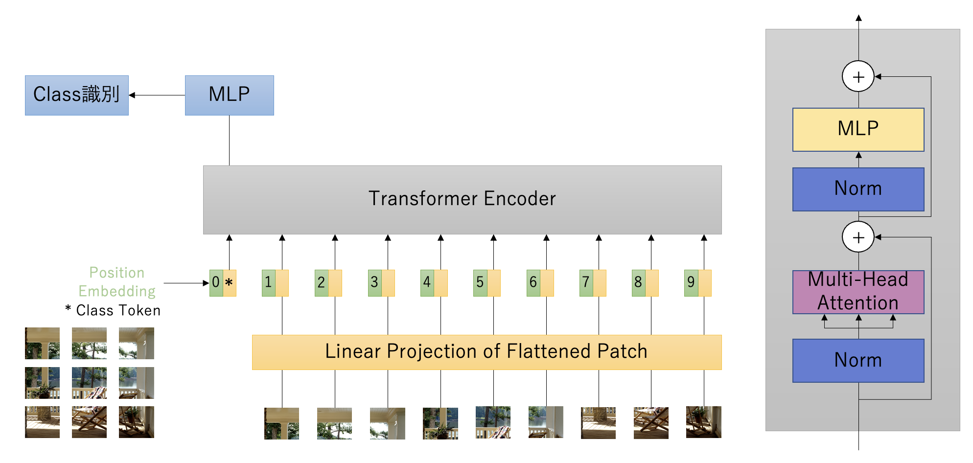 Vision Transformerのモデル構造 #機械学習 - Qiita