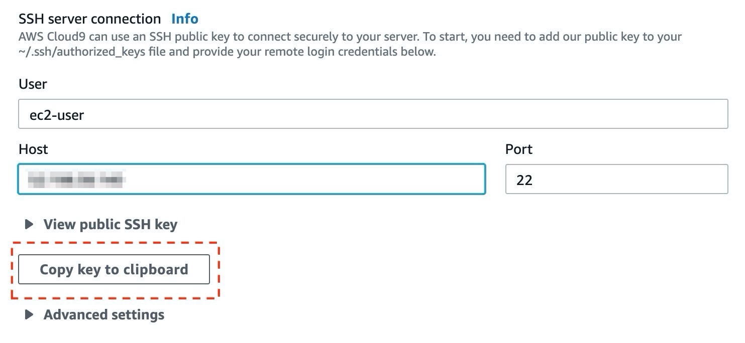 AWS Cloud9をSSH接続で使うまでの手順 #cloud9 - Qiita
