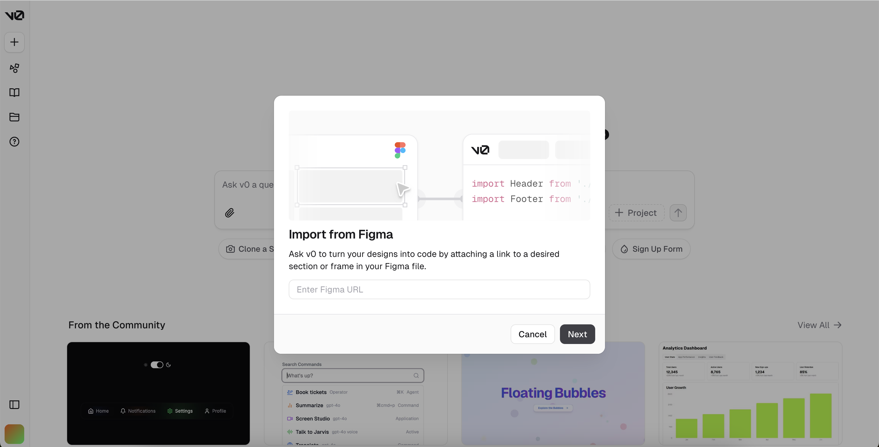 v0 × Cursorを活用して、FigmaからUIを自動生成する #React - Qiita