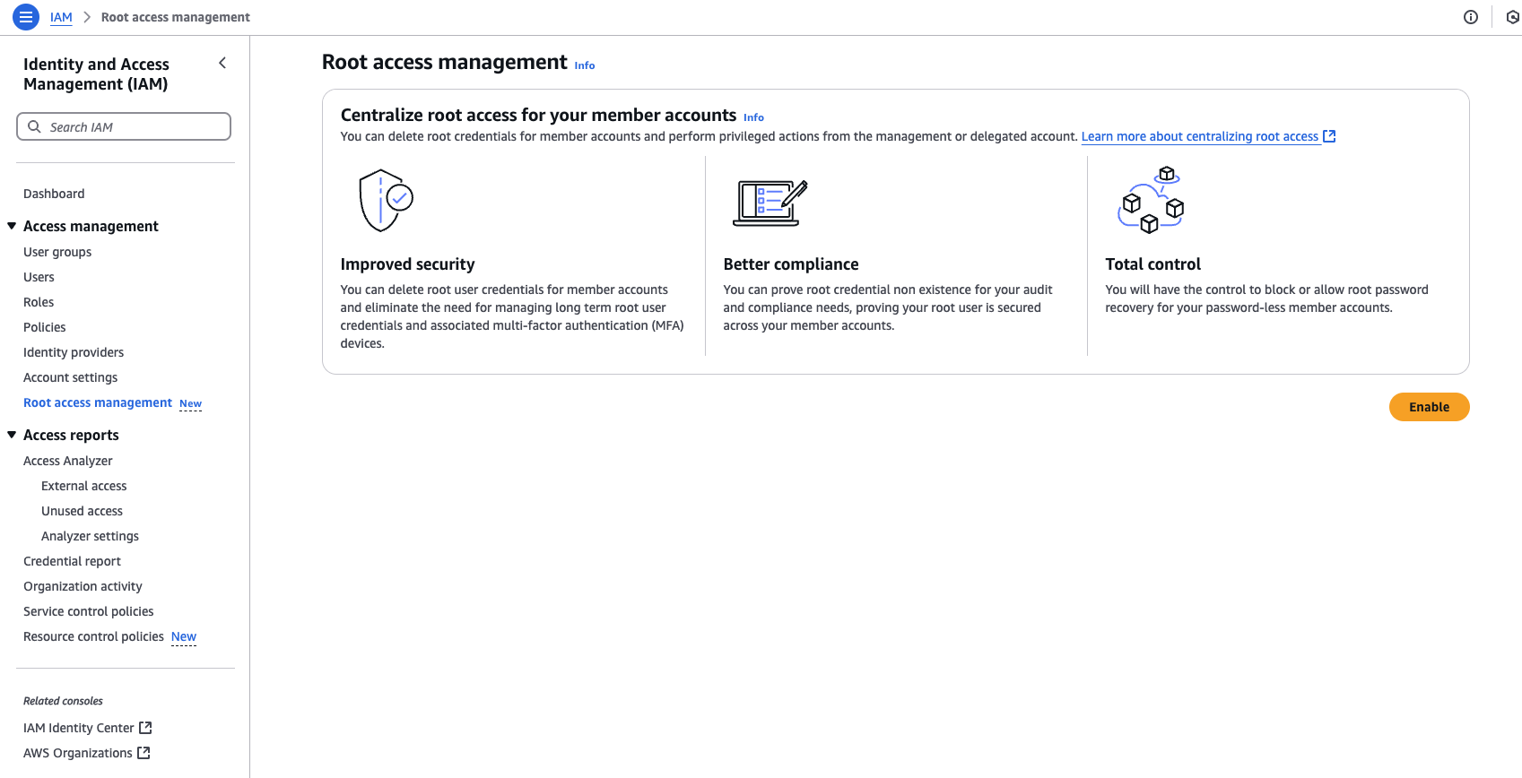 AWS Organizationの新機能 Root access managementで、root権限を保護する #IAM - Qiita