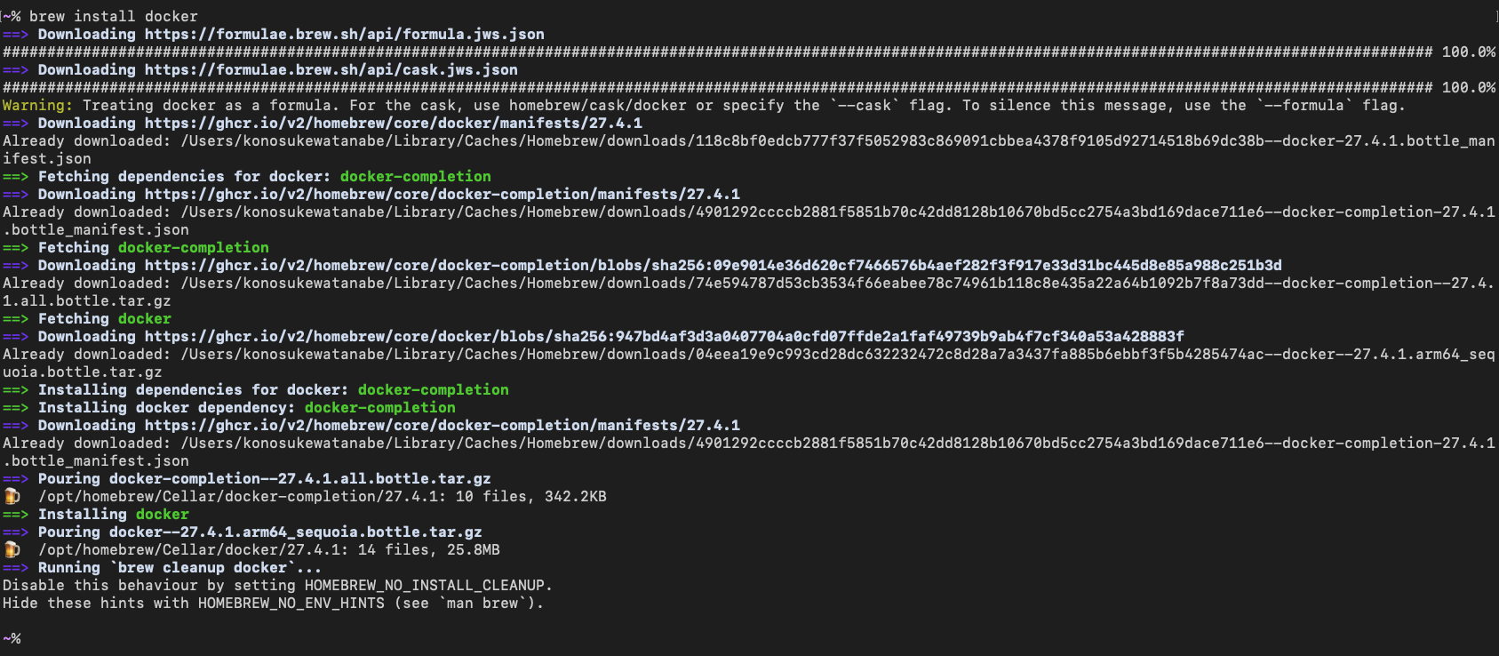 Docker Desktopを使わずにMac上にDocker環境を構築【2025年版】 #colima - Qiita