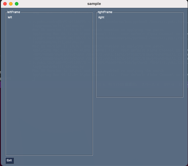 PySimpleGUIでフレームを横並びにする #Python - Qiita