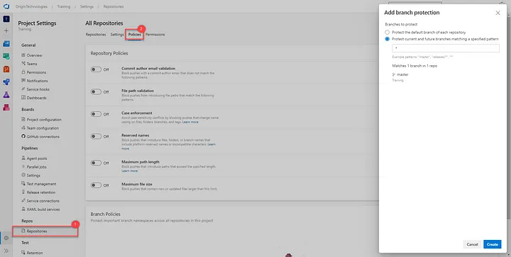 Azure DevOps のブランチ保護 #devops - Qiita