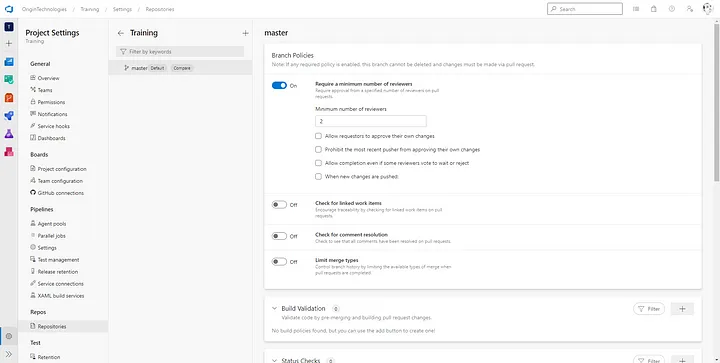 Azure DevOps のブランチ保護 #devops - Qiita