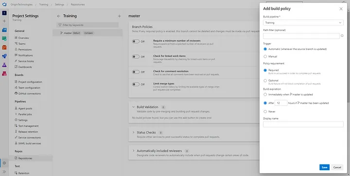 Azure DevOps のブランチ保護 #devops - Qiita