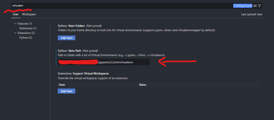 VS Codeがvirtualenv環境を認識しないときの対処法 #Python - Qiita