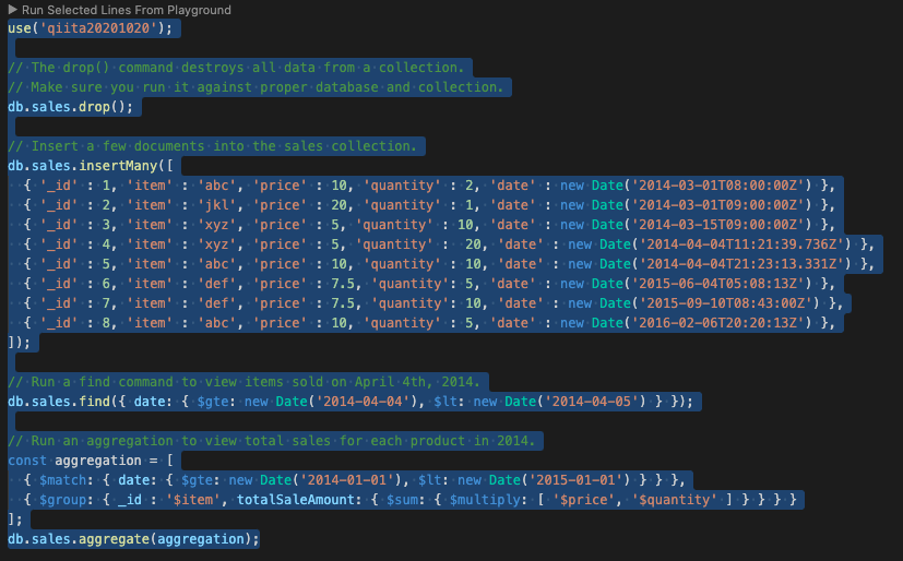 Visual Studio Code 上で MongoDB を操作するための便利な拡張機能 #VSCode - Qiita