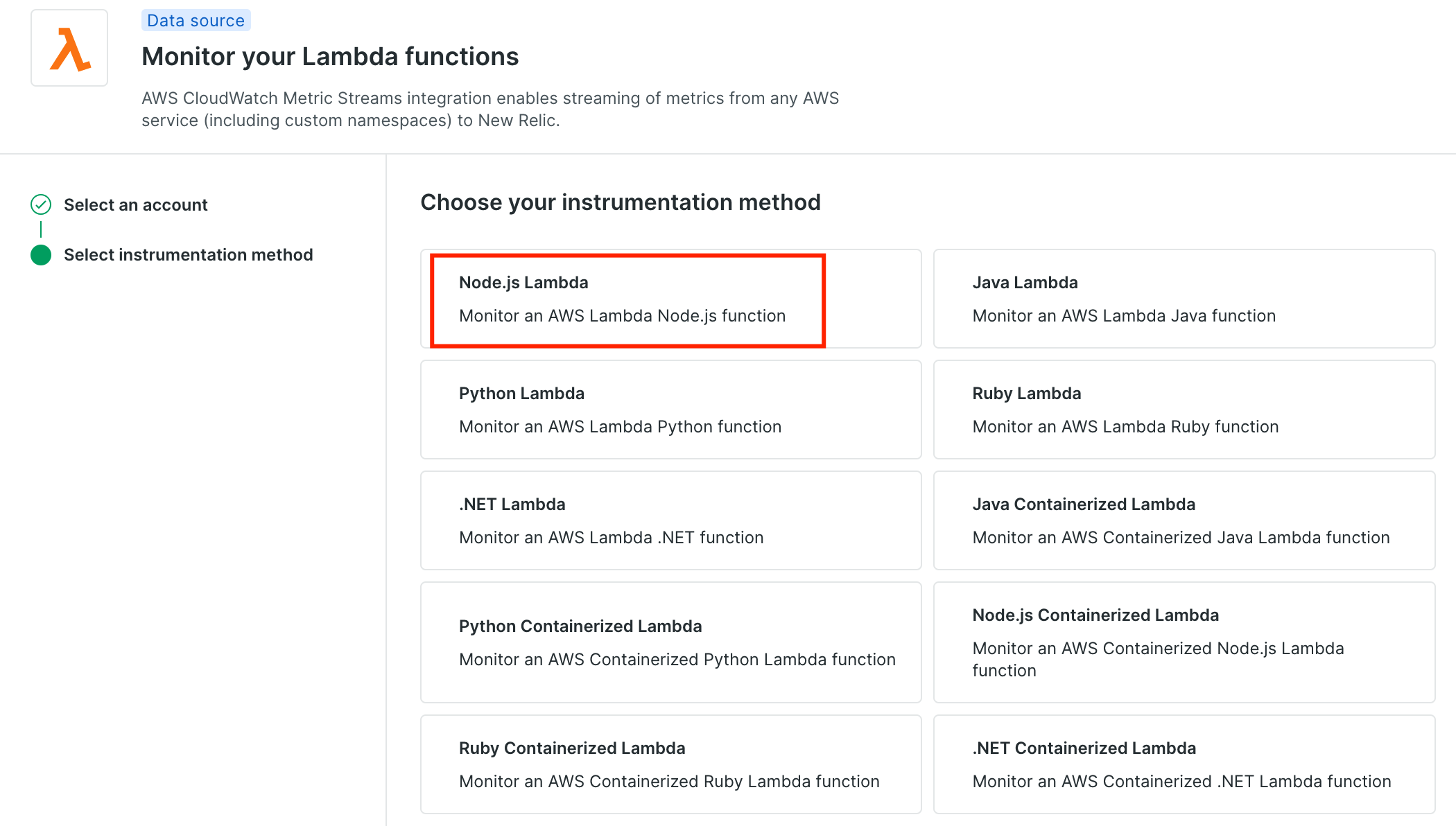 AWS LambdaをNew Relicで簡単にモニタリング！ #初心者 - Qiita
