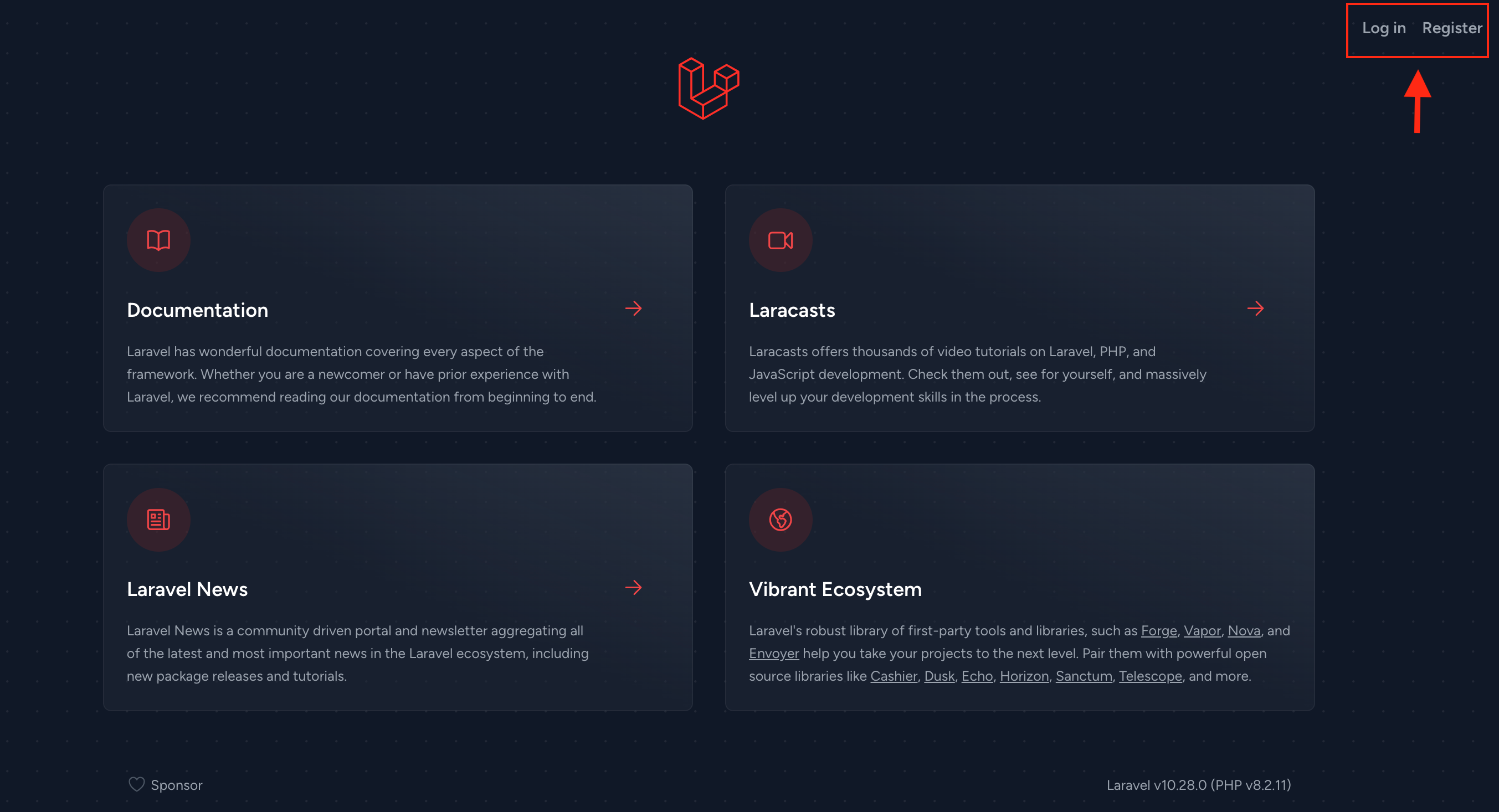 Laravel+React でWebアプリを構築する [使用技術: Laravel Sail, Laravel Breeze, Inertia, TailwindCss, Vite] # ...