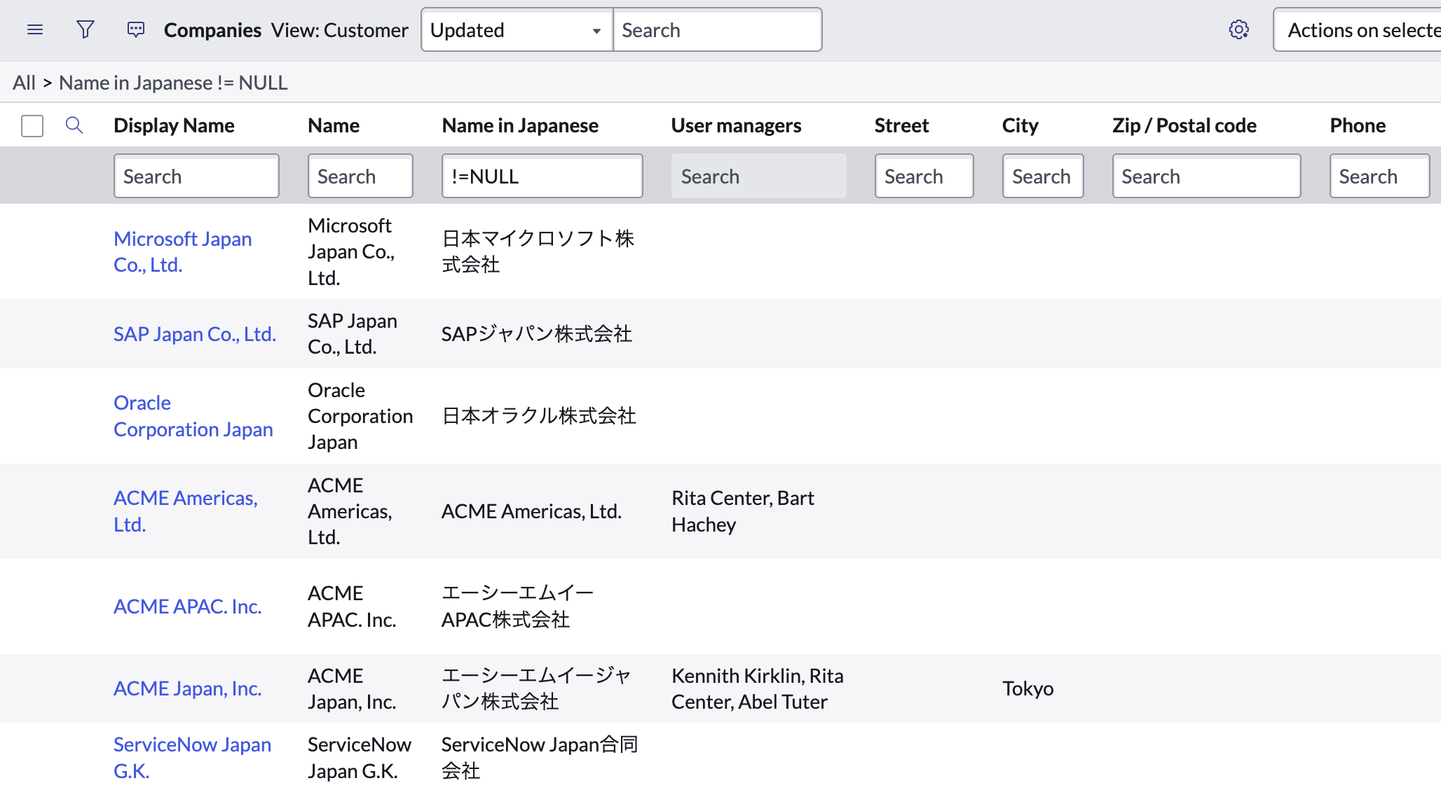 [ServiceNow] Reference Fieldに表示されるDisplay ValueをUserの選択言語で切り替える ...