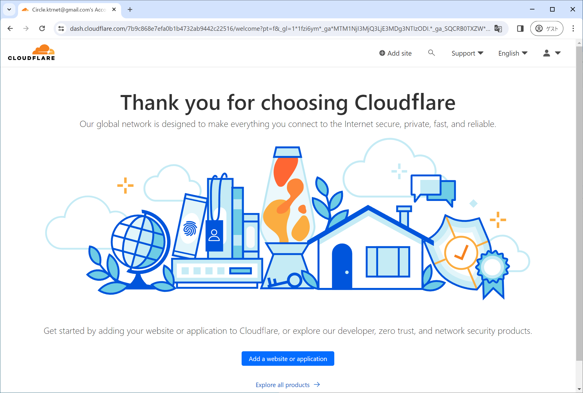 Cloudflareでのドメイン名の取得手順 #dns - Qiita
