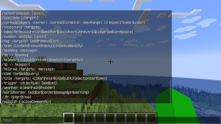 コマンドで遊ぼう #minecraft - Qiita