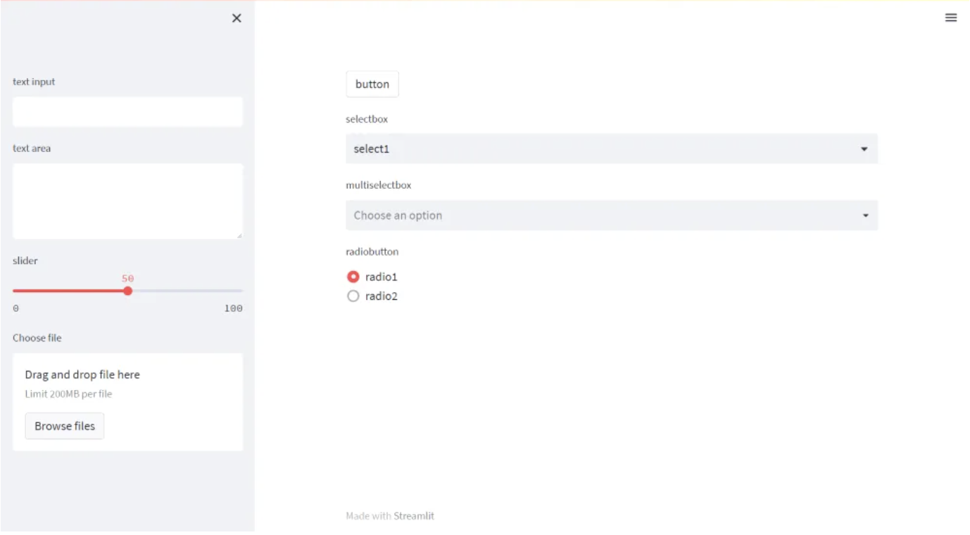 Streamlitのコンポーネントとマルチページ機能 #Python - Qiita
